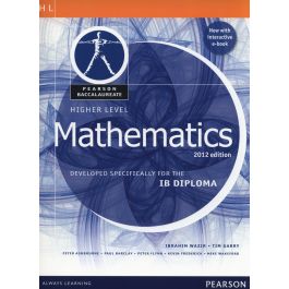 Pearson Baccalaureate Higher Level Mathematics second edition print and ...