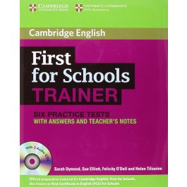 First for Schools Trainer Six Practice Tests with Answers and Audio CDs ...
