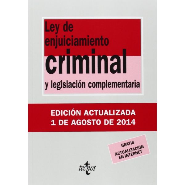 Ley De Enjuiciamiento Criminal Criminal Procedure Act9788430962426